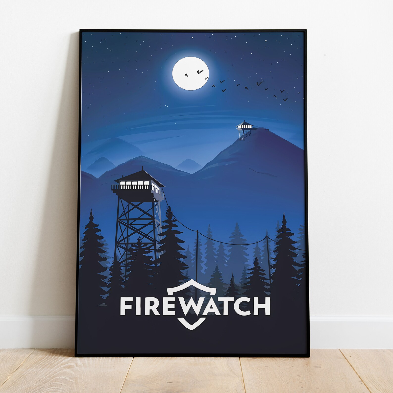 Firewatch Poster, Wall Art & Fine Art Print, Home Decor, Game Poster ...