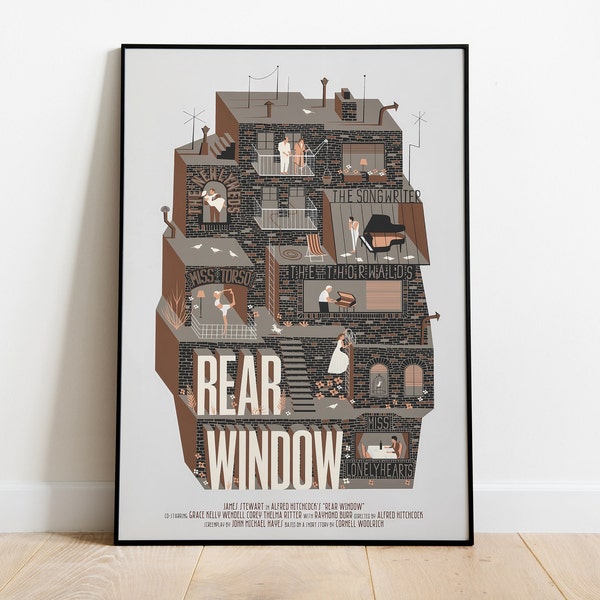 Movie Poster Rear Window - Etsy