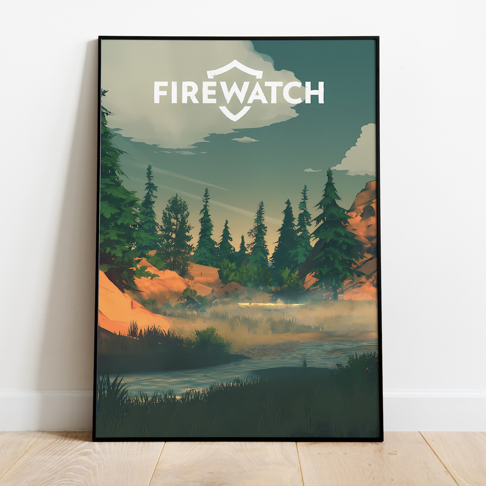 Firewatch Poster, Wall Art & Fine Art Print, Home Decor, Game Poster ...