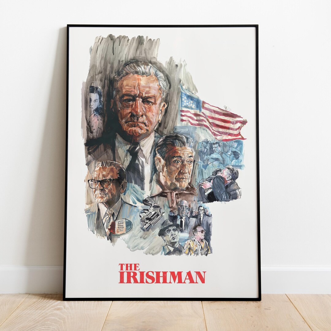 The Irishman Poster, Wall Art & Fine Art Print, Home Decor, Movie ...