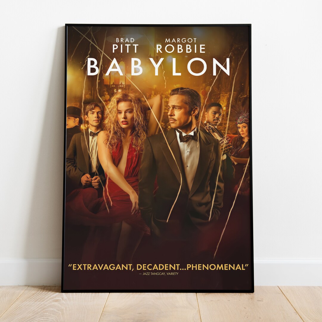 Babylon Poster, Margot Robbie Wall Art & Fine Art Print, Home Decor ...