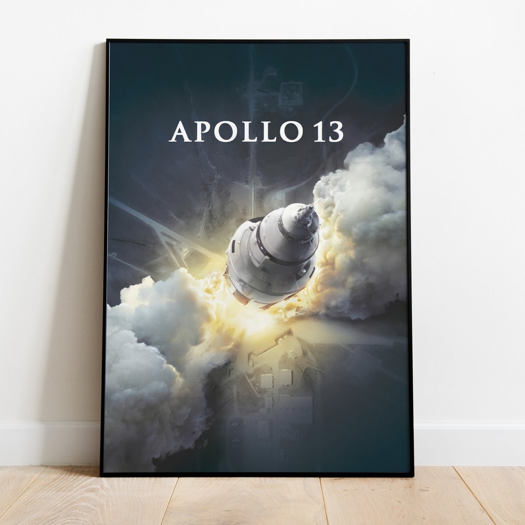 Apollo 13 Poster, Wall Art & Fine Art Print, Home Decor, Sci Fi Movie ...