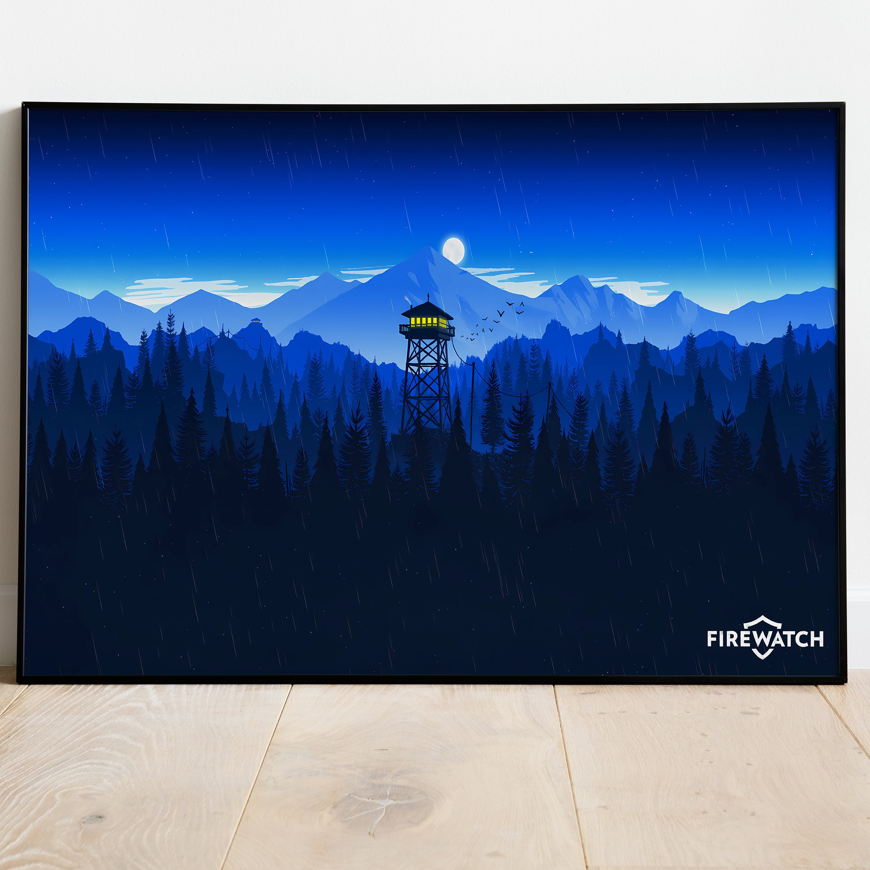 Firewatch Poster, Wilderness Wall Art & Fine Art Print, Home Decor ...