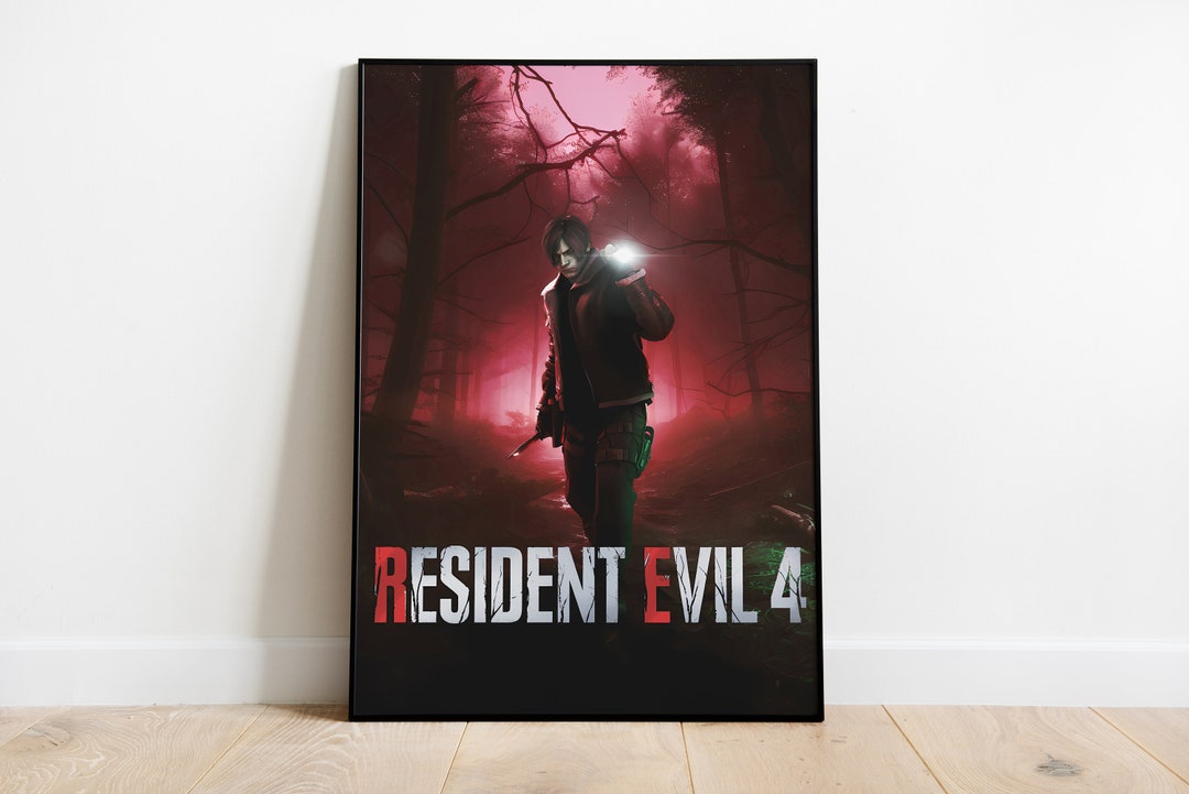 Resident Evil 4 Remake Poster Resident Evil Wall Art & Fine - Etsy