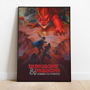 Dungeons and Dragons Poster, Dnd Wall Art & Fine Art Print, Home Decor ...