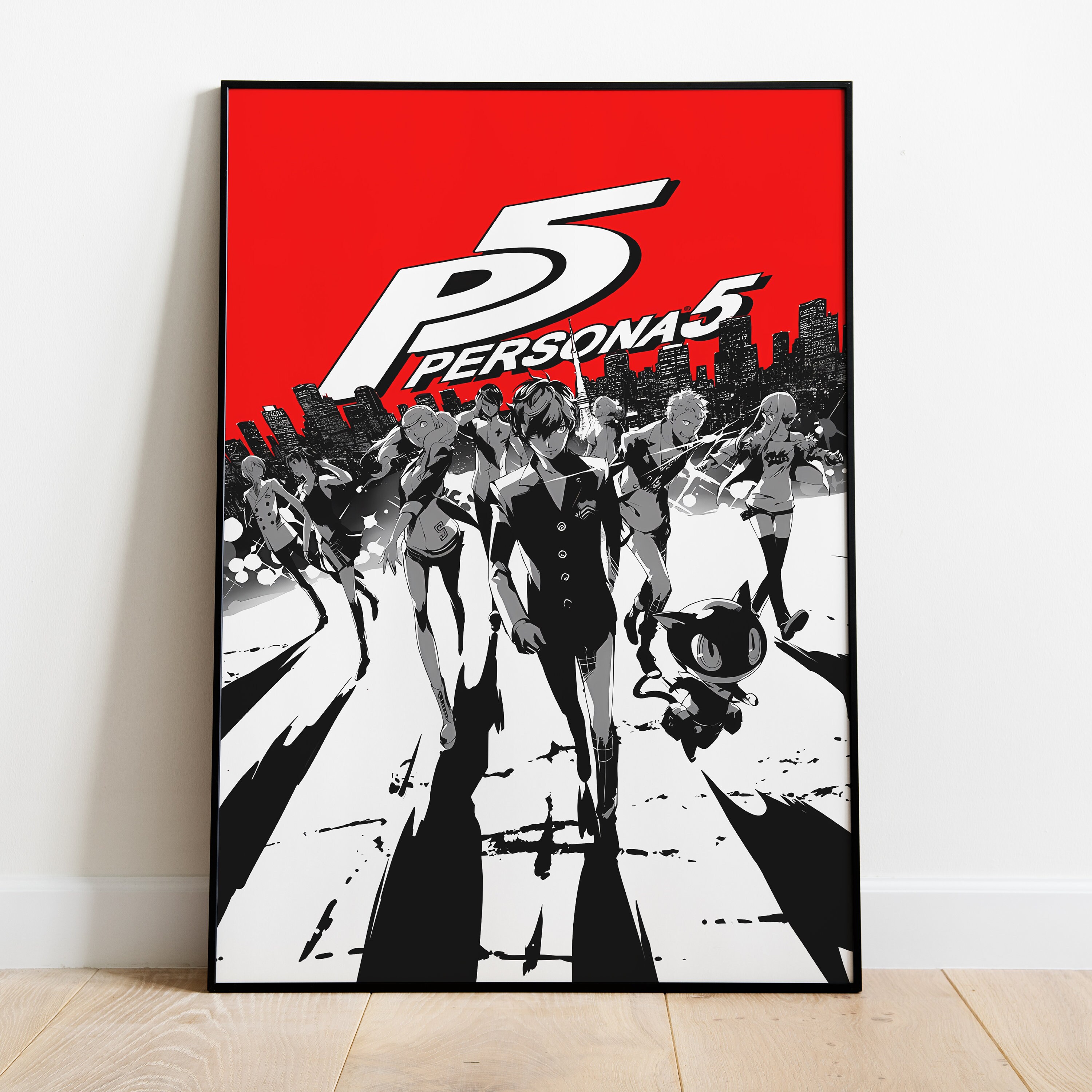 Persona 5 Poster, Wall Art & Fine Art Print, Home Decor, Anime RPG Game ...