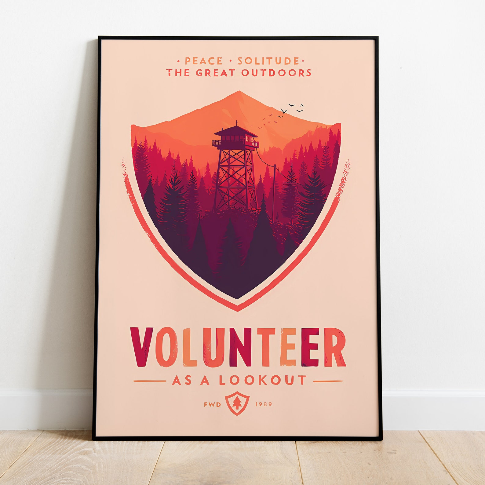 Firewatch Poster, Wall Art & Fine Art Print, Home Decor, Game Poster ...