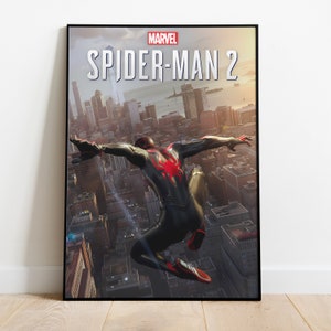Spiderman 2 Game Poster, Wall Art & Fine Art Print, Home Decor, Game ...