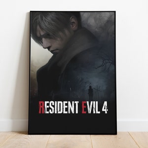 Resident Evil 4 Remake Poster, Resident Evil Wall Art & Fine Art Print ...