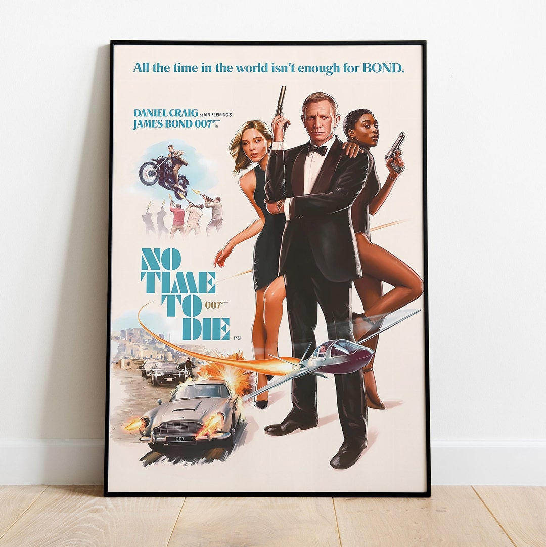 James Bond Poster, Daniel Craig Wall Art & Fine Art Print, Home Decor ...