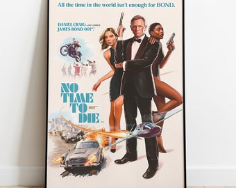 James Bond 007 Gunbarrels Painted Movie Poster Premium Giclée Art Print ...