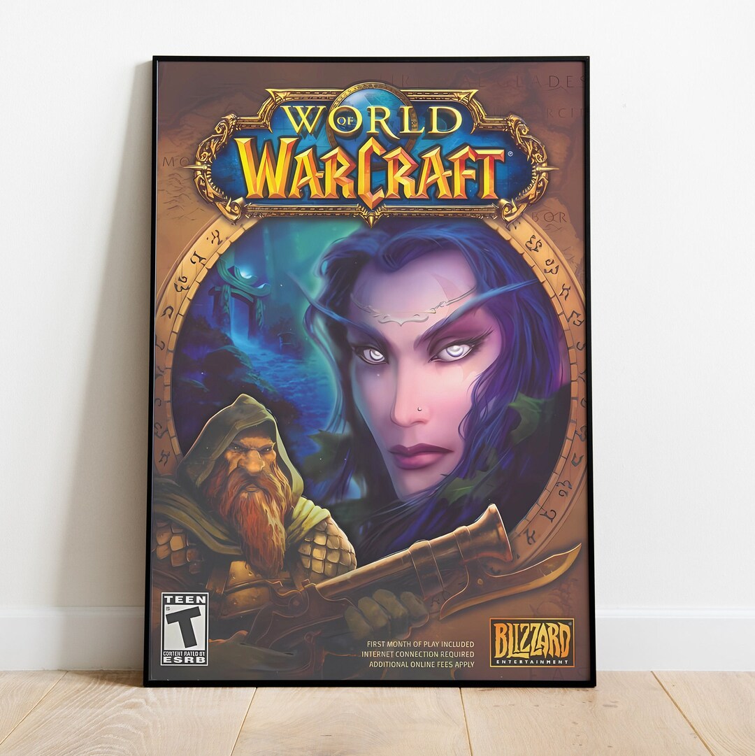 World of Warcraft Box Art Poster, Wow Wall Art & Fine Art Print, Home ...