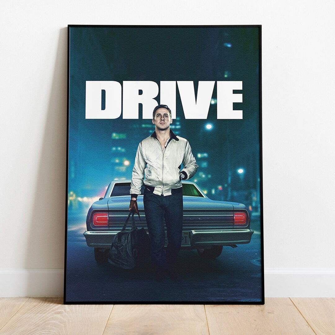 Drive Poster, Ryan Gosling Portrait, Wall Art & Fine Art Print, Home ...