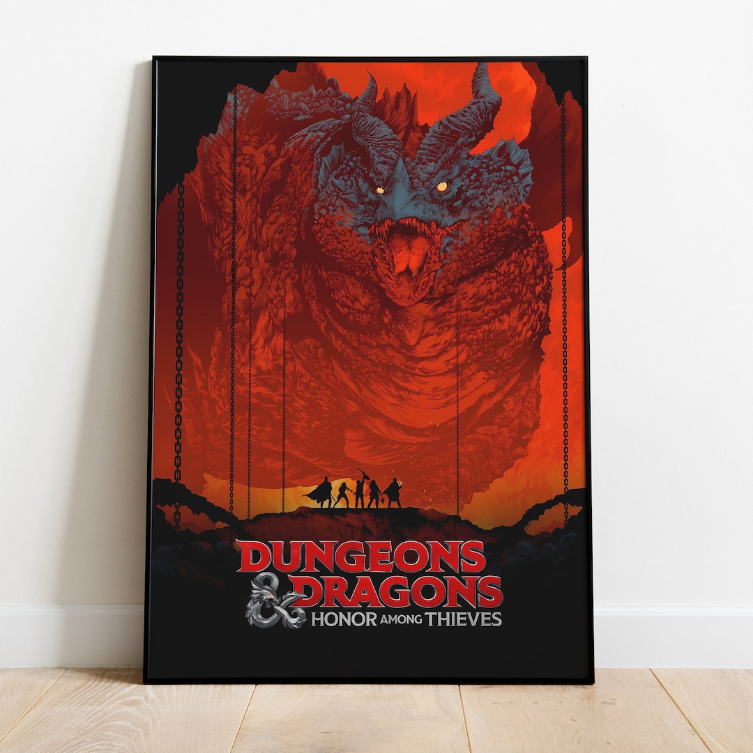 Dungeons and Dragons Poster, Dnd Wall Art & Fine Art Print, Home Decor ...