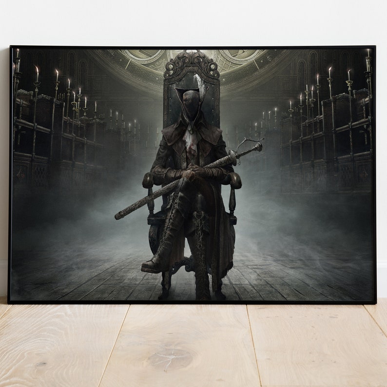 Bloodborne Poster, Wall Art & Fine Art Print, Home Decor, Game Poster ...