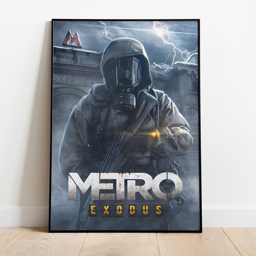 Metro Poster, Wall Art & Fine Art Print, Home Decor, Game Poster Gift ...
