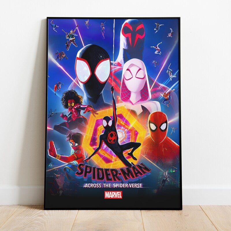 Into the Spiderverse Poster - Etsy