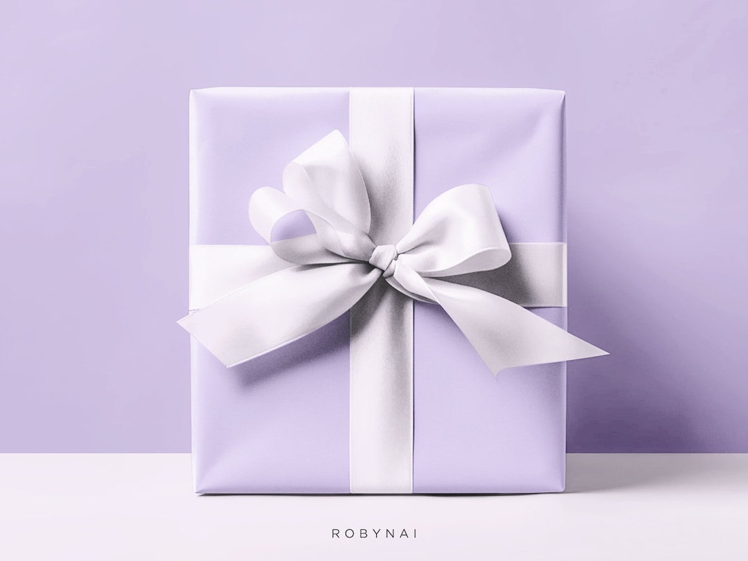 Pastel Purple Wrapping Paper, Blank Wrap Paper Roll, Holiday Gift Wrap ...