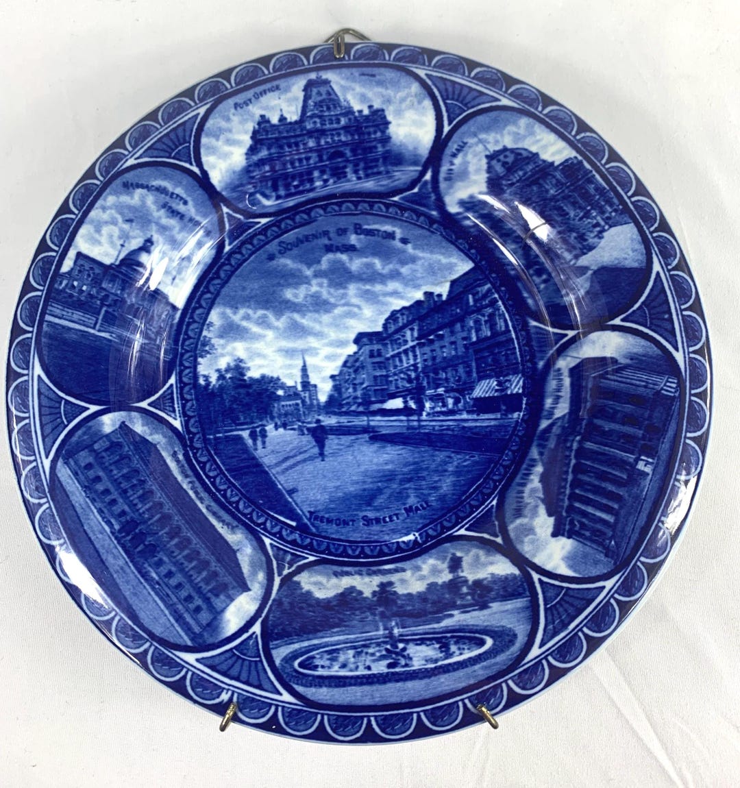 Rowlad & Marsellus Co Antique / Vintage Souvenir Plate Depicting Scenes ...