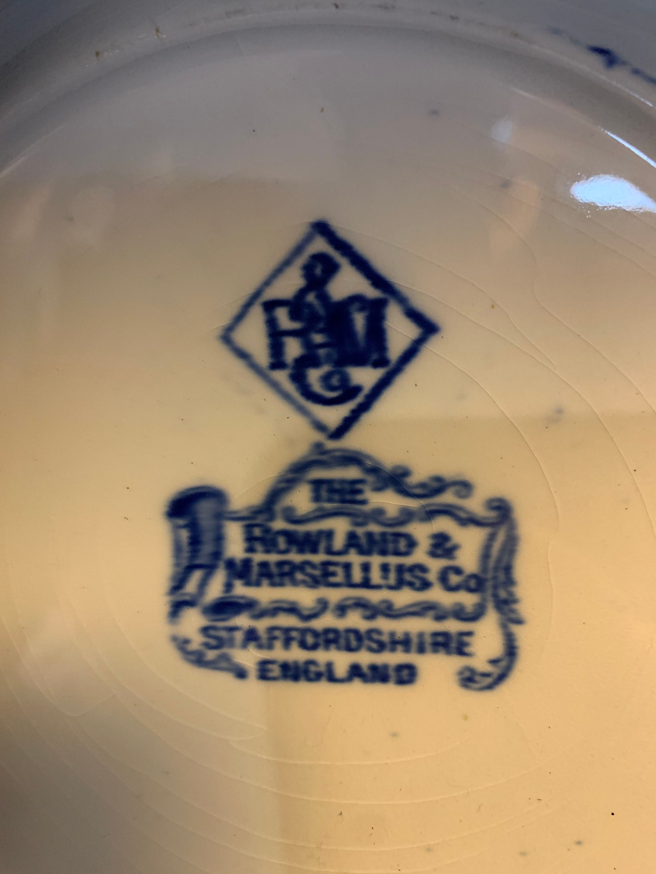 Rowlad & Marsellus Co Antique/vintage, Souvenir Plate Depicting Scenes ...