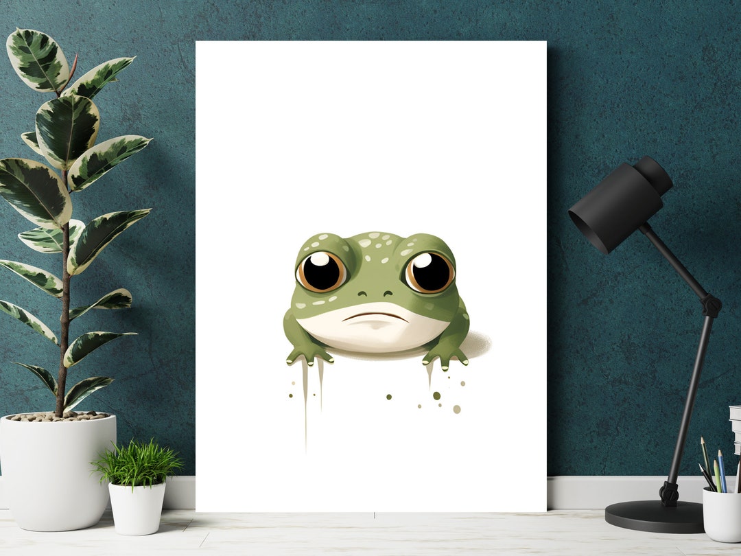 Japanese Frog, Japanese Frog Printable Wall Art, Japandi Wall Art ...