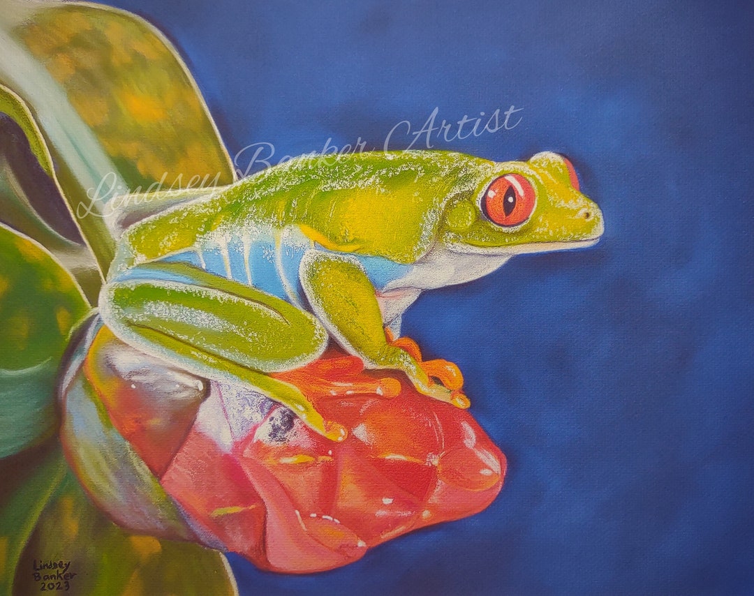 Tree Frog PRINT 10x8 - Etsy