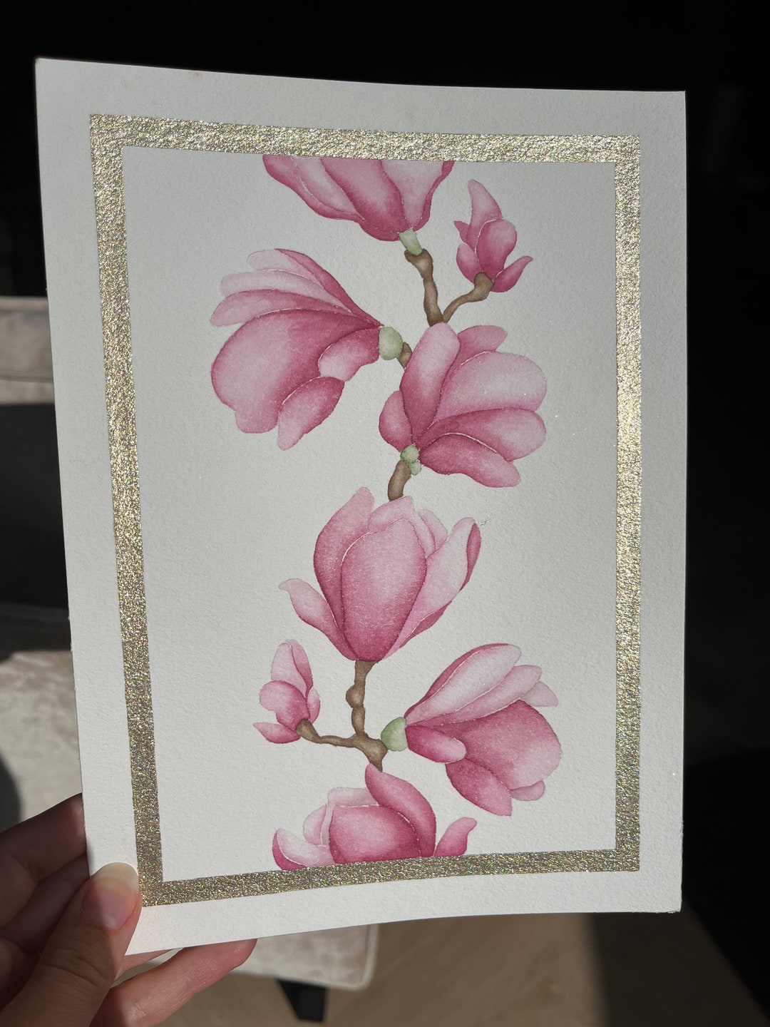 Golden Magnolias - Etsy