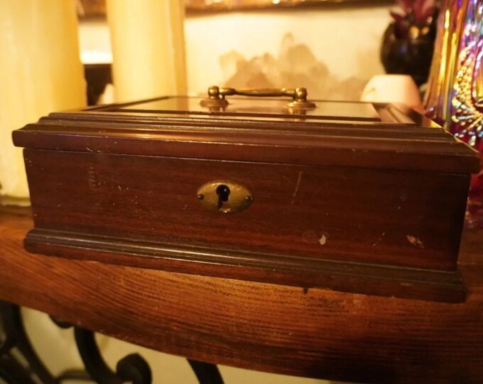 Vintage Lock Box - Etsy