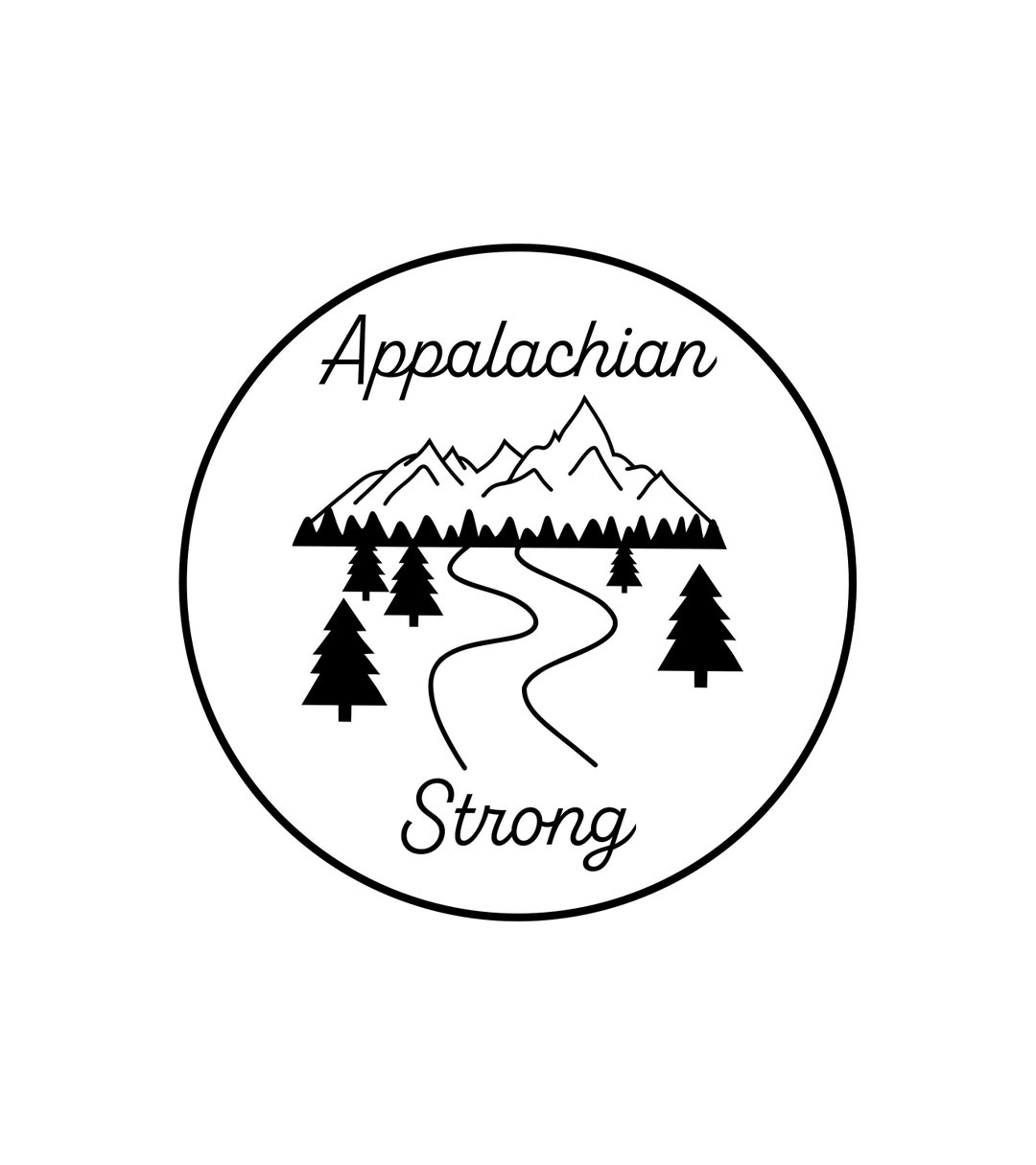 Appalachian Strong Vinyl Die Cut Sticker Transparent - Etsy