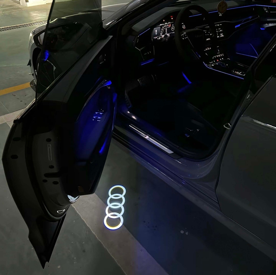 2X Car LED Door Light Projectors Logo Puddle Courtesy for All Audi ...