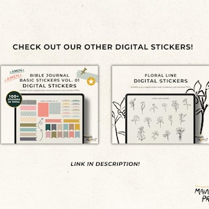 Bible Stickers for Goodnotes | Faith Digital Stickers | Christian ...