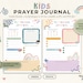 Kids Prayer Journal | Bible Study, Homeschool Kit (digital Download) - Etsy