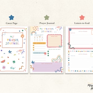 Kids Prayer Journal | Journal for Kids | Printable Prayer Journal ...