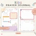 Kids Prayer Journal | Journal for Kids | Printable Prayer Journal ...