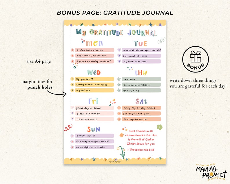 Kids Prayer Journal 2.0 | Printable Bible Study (digital Download) - Etsy
