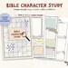 Bible Character Study | Journal for Kids | Bible Study for Kids ...