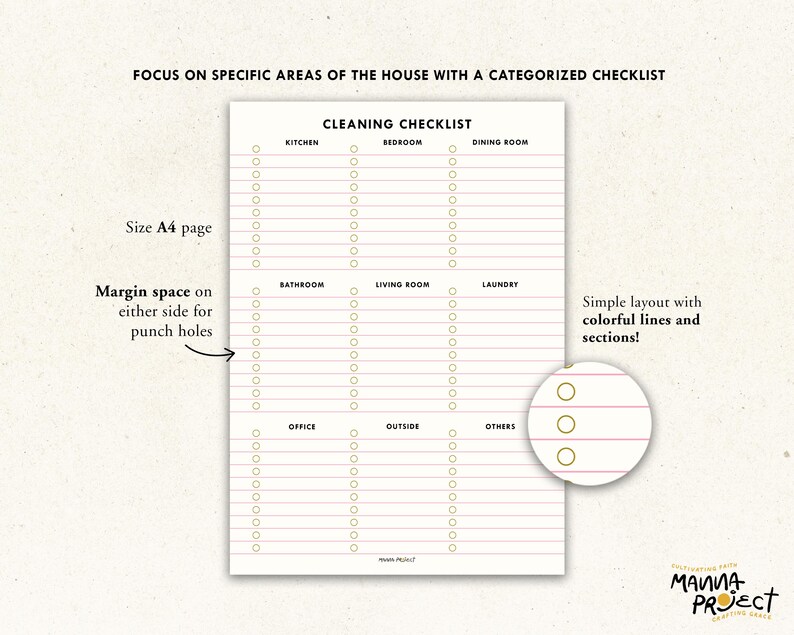 Cleaning Checklist | Cleaning to Do List | Chore Chart | Household ...