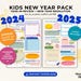 Kids New Year Pack | New Year Resolutions Printable for Kids | New Year ...