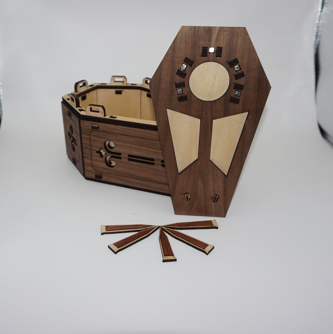 Hand Made Wooden "killing It Casket" Storage Box - Etsy