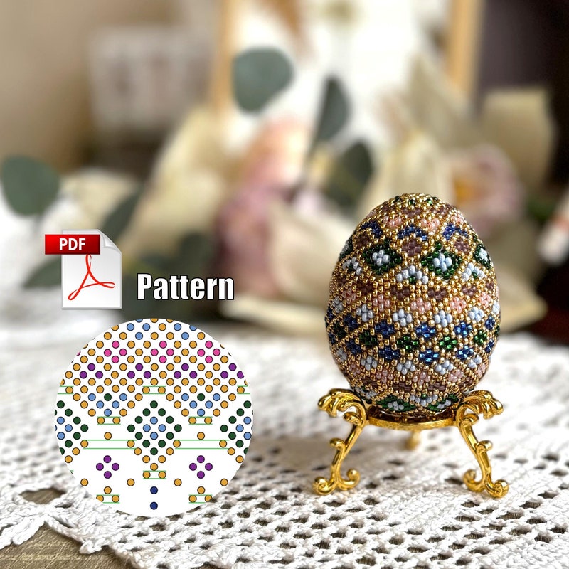 Beaded Easter Egg - Etsy