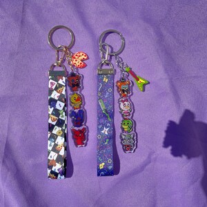 Five Nights at Freddys Keychain Lanyards// Acrylic 4in. Keychain - Etsy