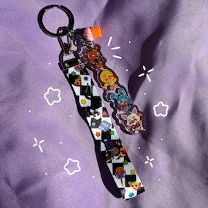 Five Nights at Freddy’s Keychain Lanyards// Acrylic 4in. Keychain - Etsy