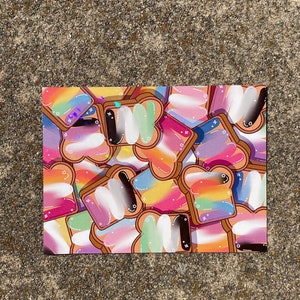 Pride Toast Prints// Heavy Cardstock Gloss 6in. X 8in. - Etsy