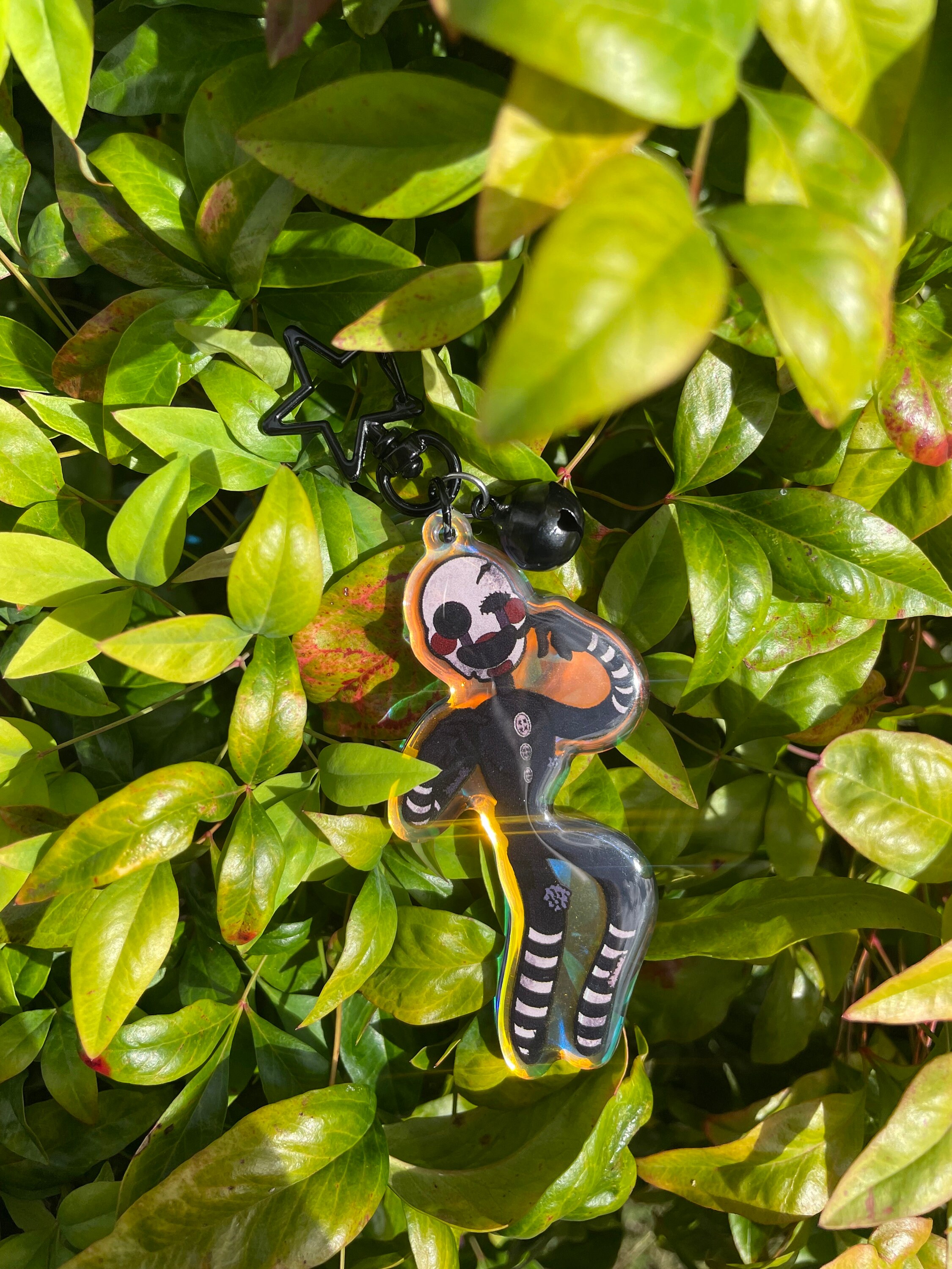 Five Nights at Freddys Holographic Puppet Keychains//acrylic 3in ...