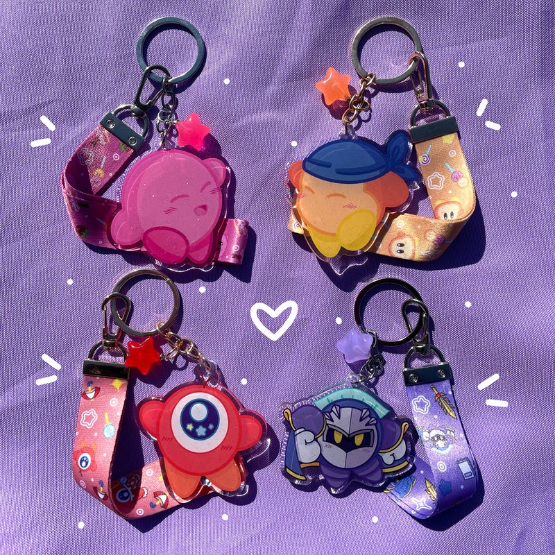 Kirby Star Keychain - Etsy