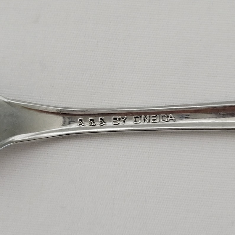 3 Piece Set Oneida Trinity Stainless Burnished Handle Gravy Ladle and ...