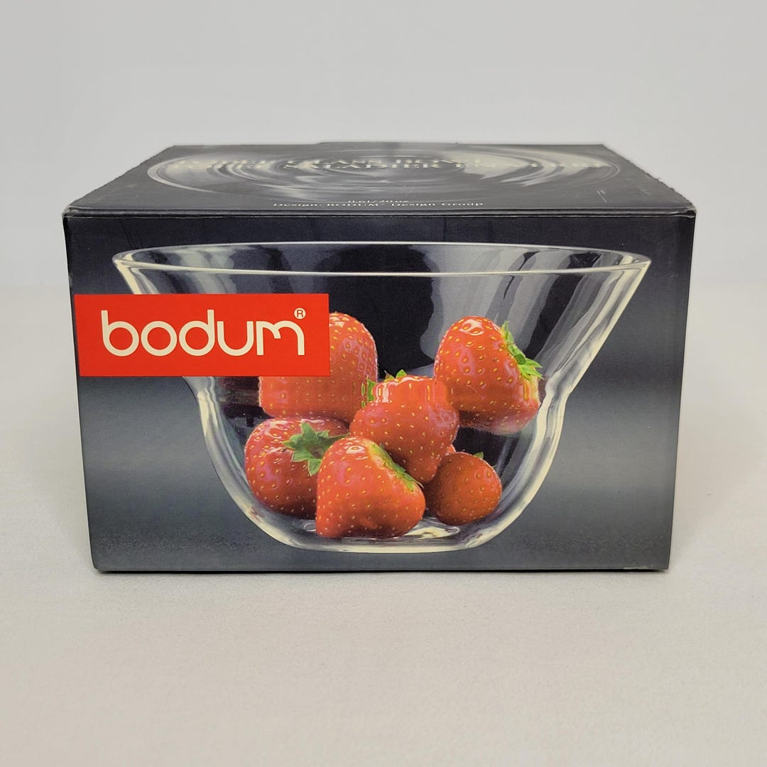 Vintage Bodum 20 Oz Topee Glass Bowl - Etsy