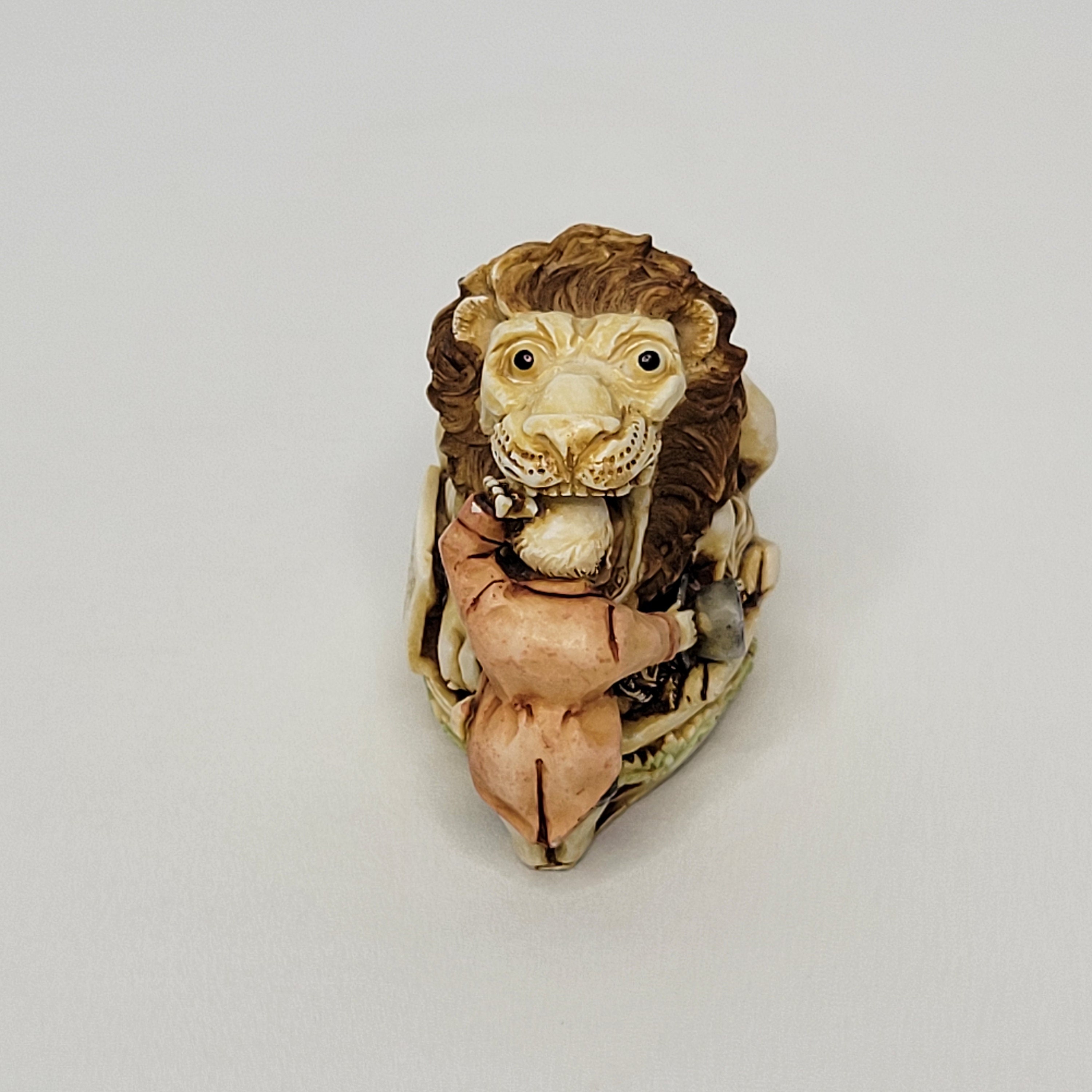 Harmony Kingdom Circus Winston the Lion Tamer Figurine 2.75 H X 2.5 L X ...