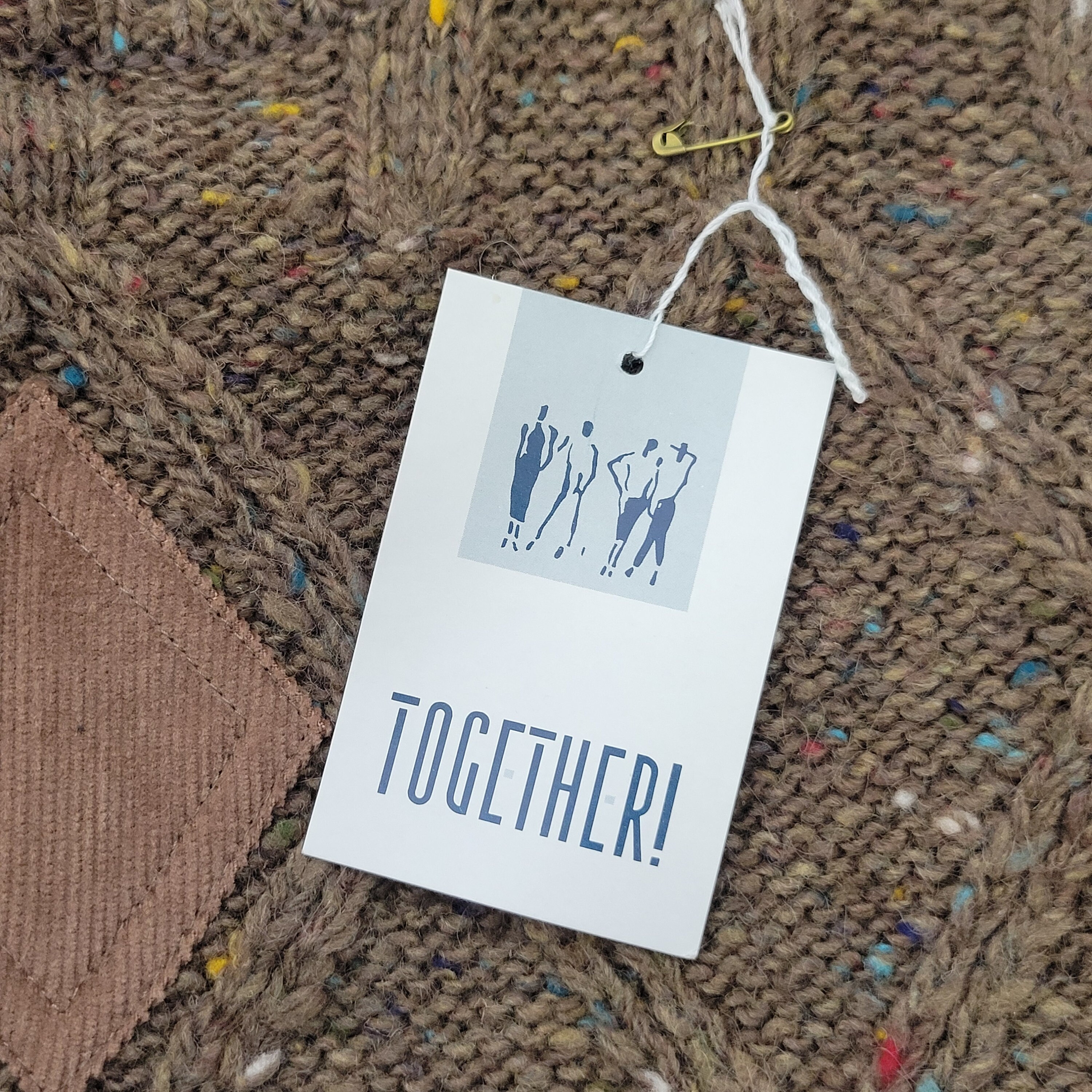 Vintage Together! Women's Small Brown Cable Knit Wool Blend Pullover ...