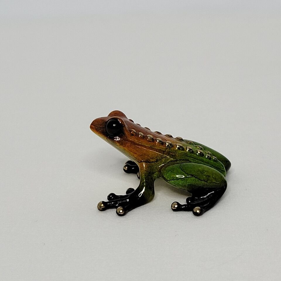 Tim Cotterill Frogman Bronze Mini Frog Sculpture Figurine Meadow Signed ...